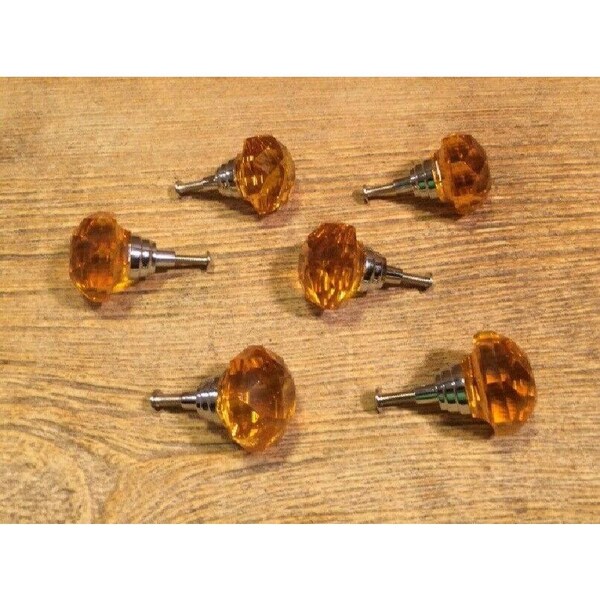 Amber Glass Knobs - Etsy