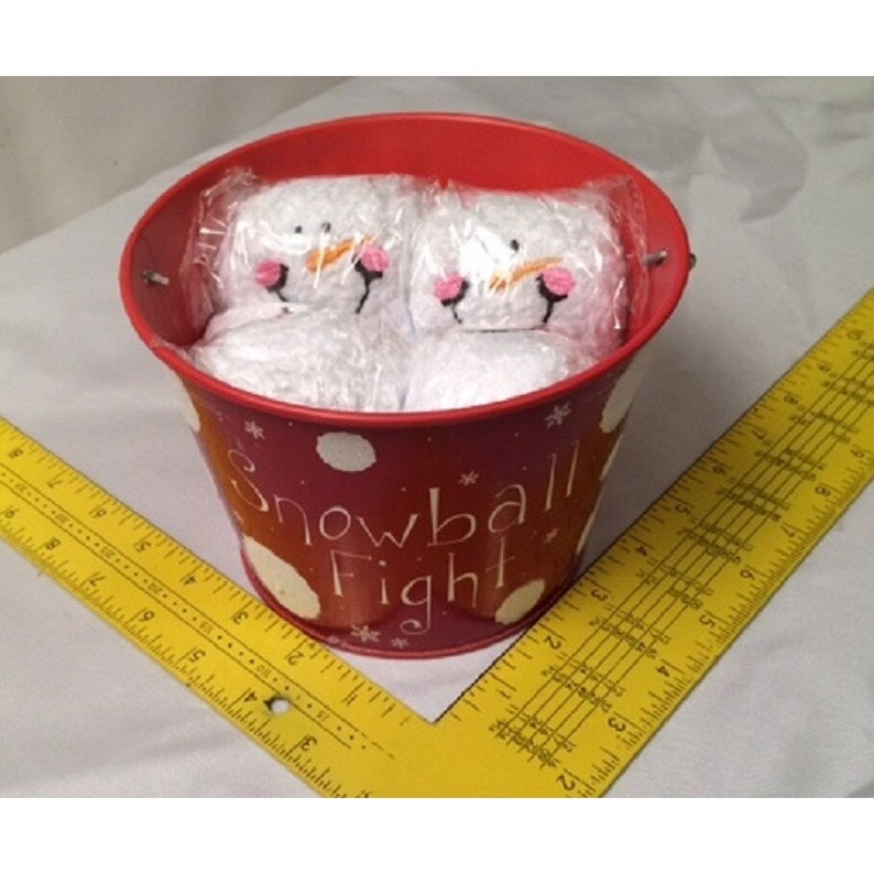 Red Bucket Indoor Snowball Fight Kit 63901 - Etsy
