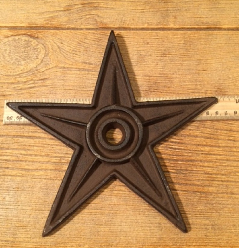 Four Cast Iron 9 Anchor Plates Center Hole Star 0170-02105 - Etsy