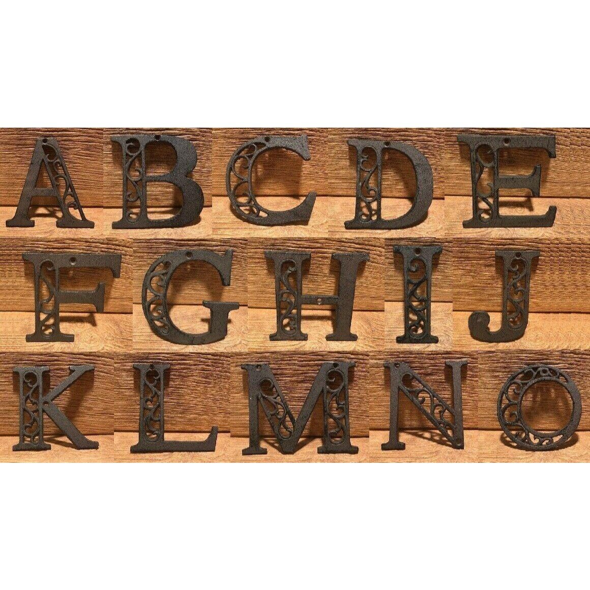 Cast Iron Ornate Letter c 4 5/8 Tall 0557-C - Etsy UK