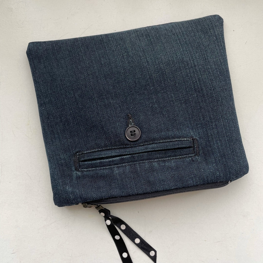 Recycled Denim Coin Purse, Denim Coin Purse, Jeans Purse, Denim Purse ...