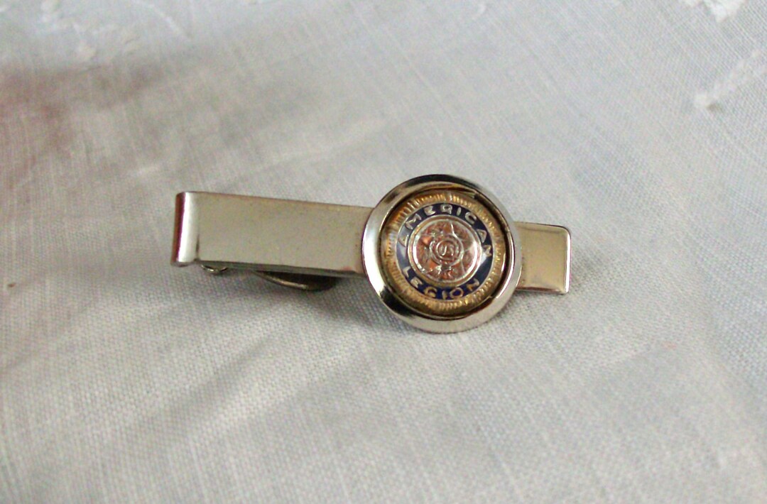 Vintage American Legion Necktie Bar or Clip, Silvertone - Etsy