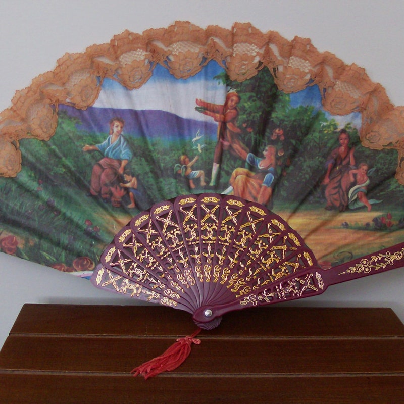 Vintage Hand Fan - Etsy
