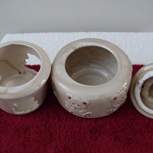 Vintage Ceramic Potpourri Warmer, Tea Light, Votive, Teddy Bear Theme ...