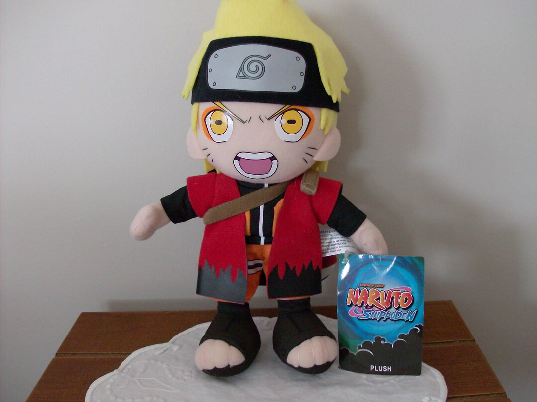 Naruto Shippuden Shonen Jump Ninja Doll W/ Backpack, Plush, 9 1/2 ...