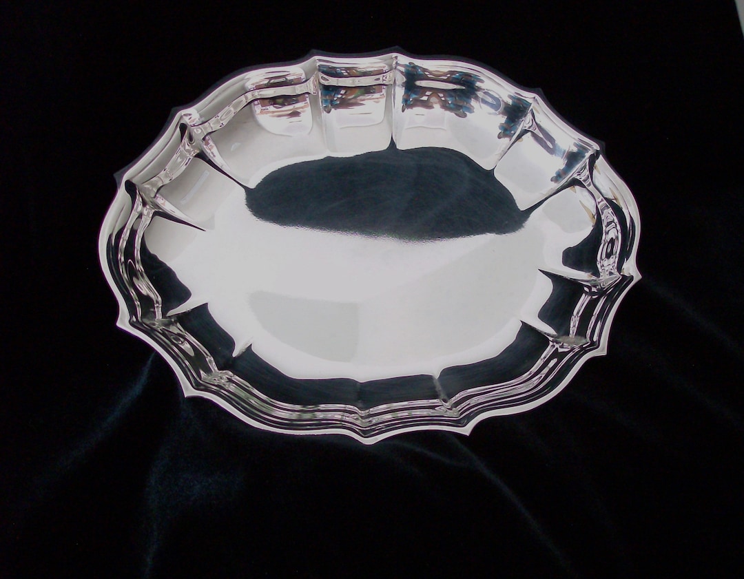 Oneida Candy Dish, Chippendale, Silverplate Made in USA W/box - Etsy