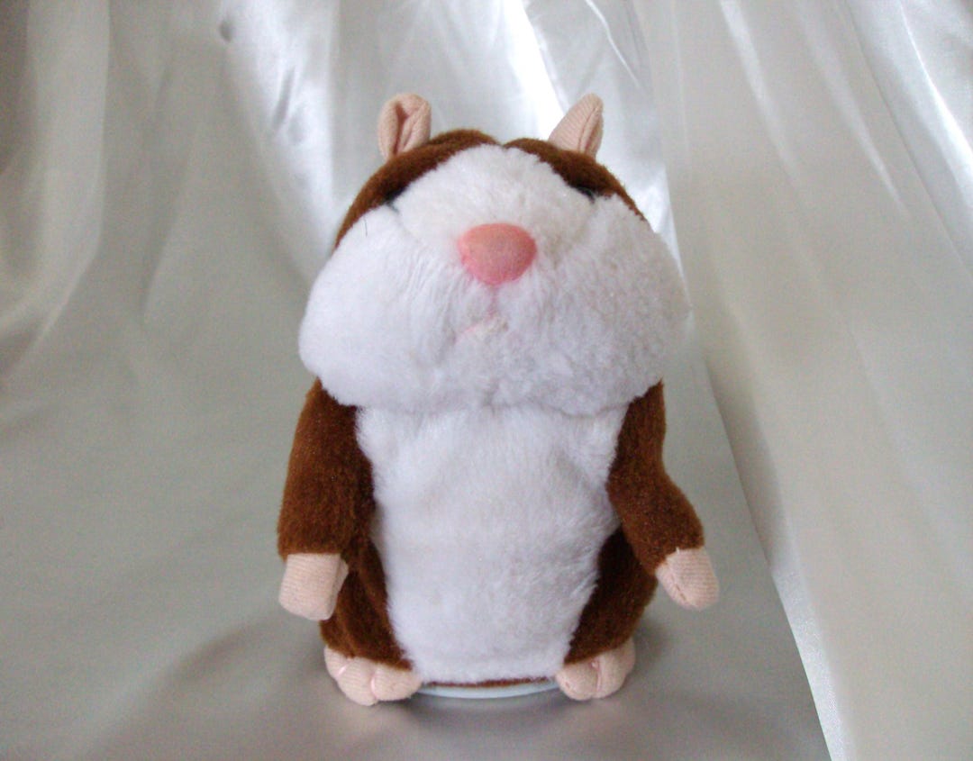 Talking Hamster Toy, Interactive, Repeats Everything, Jumps, 6" High ...