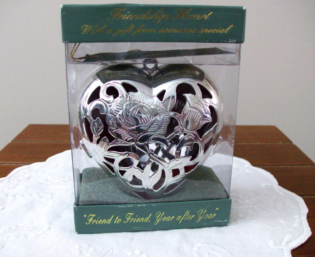 Lenox Friendship Heart, Kirk Stieff Collection, Silverplate, W/original ...