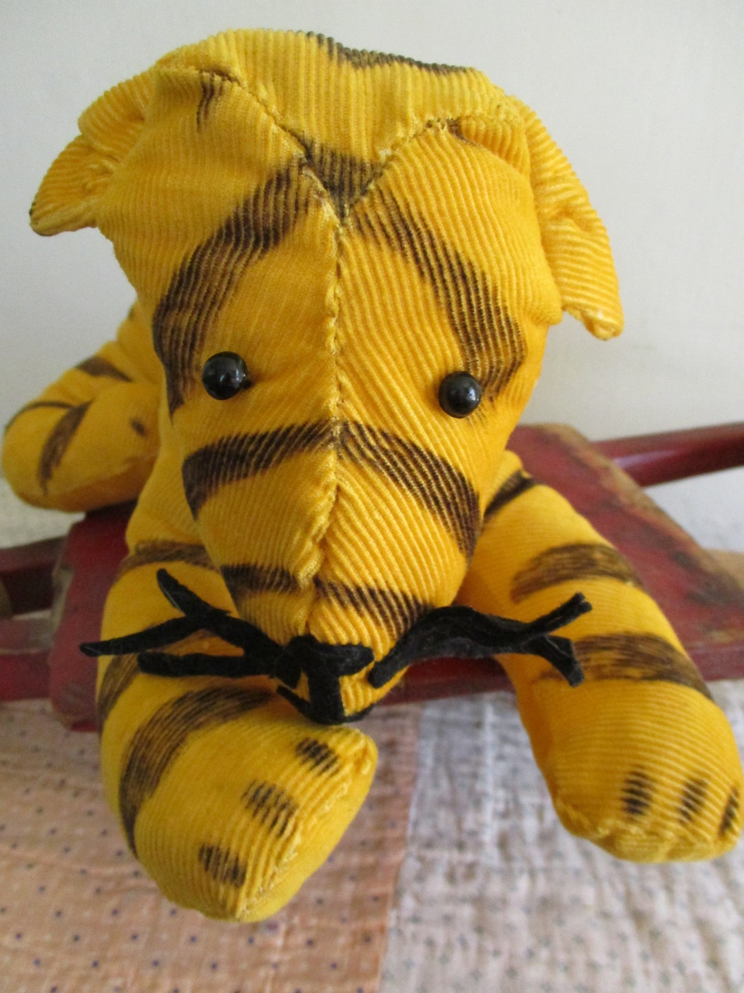 Vintage Yellow Tigger Pooh Friend 14 Folk Art - Etsy
