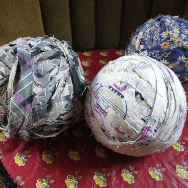 Rag Balls - Etsy
