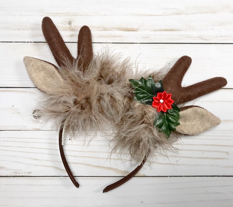 Reindeer Antler Headband Christmas Costume Accesssory T Etsy