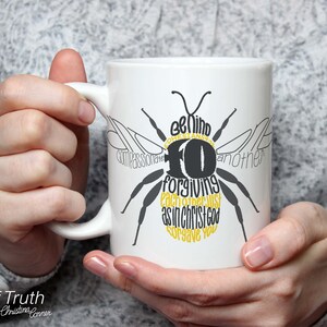 DIGITAL Ephesians 4:32 Bee Kind Print, Bee Wall Art Print, Scripture ...