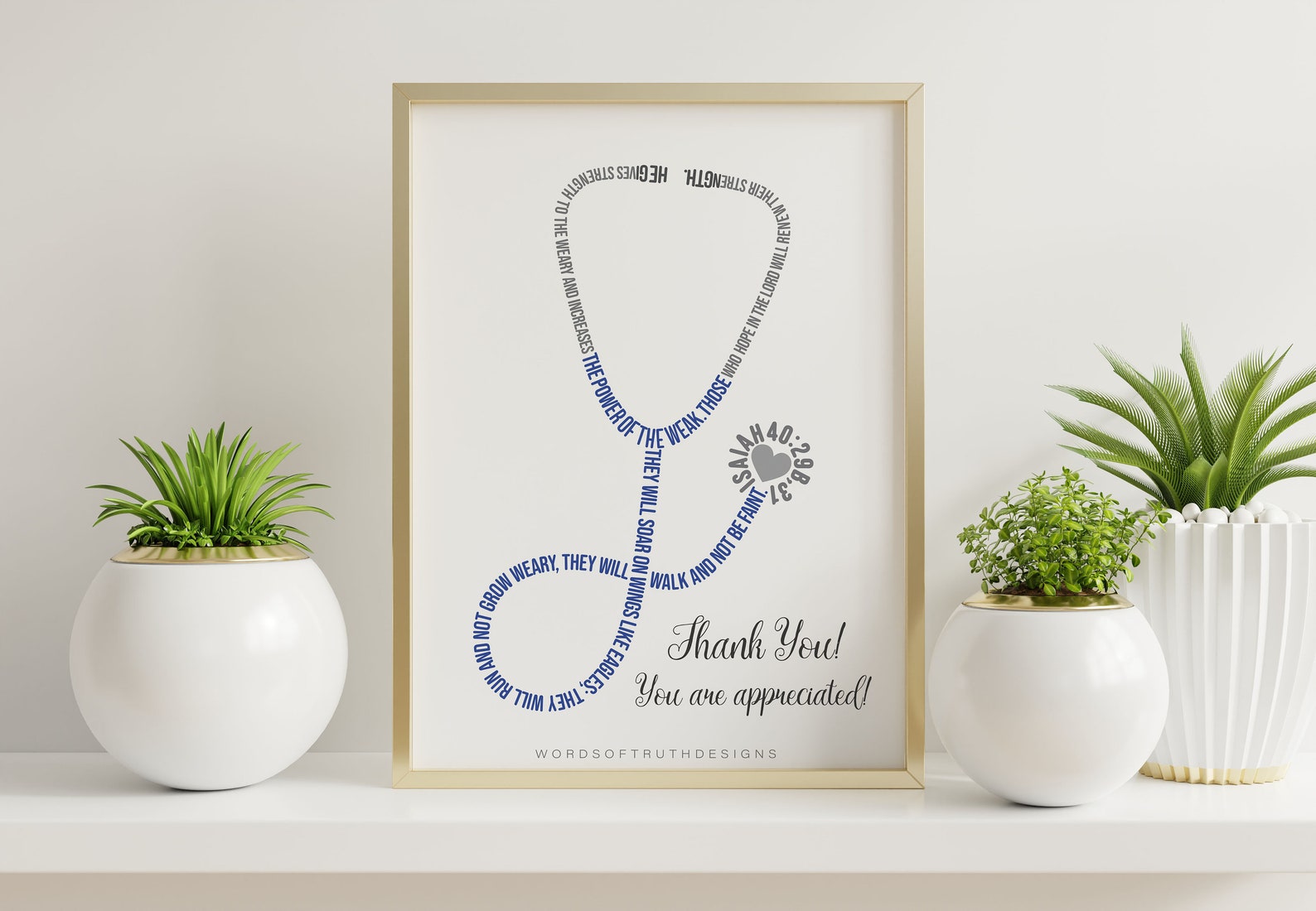 Nurse Preceptor Gift Healthcare Stethoscope Scripture Word - Etsy