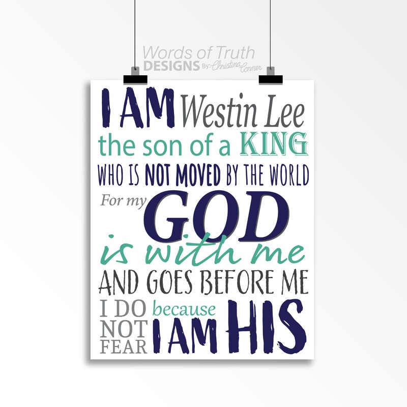I Am His - Etsy