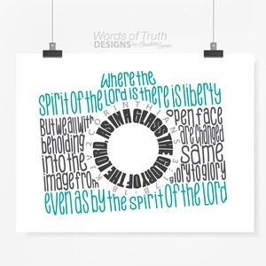 Christian Photographer Gift, Camera Bible Verse Wall Art Print ...