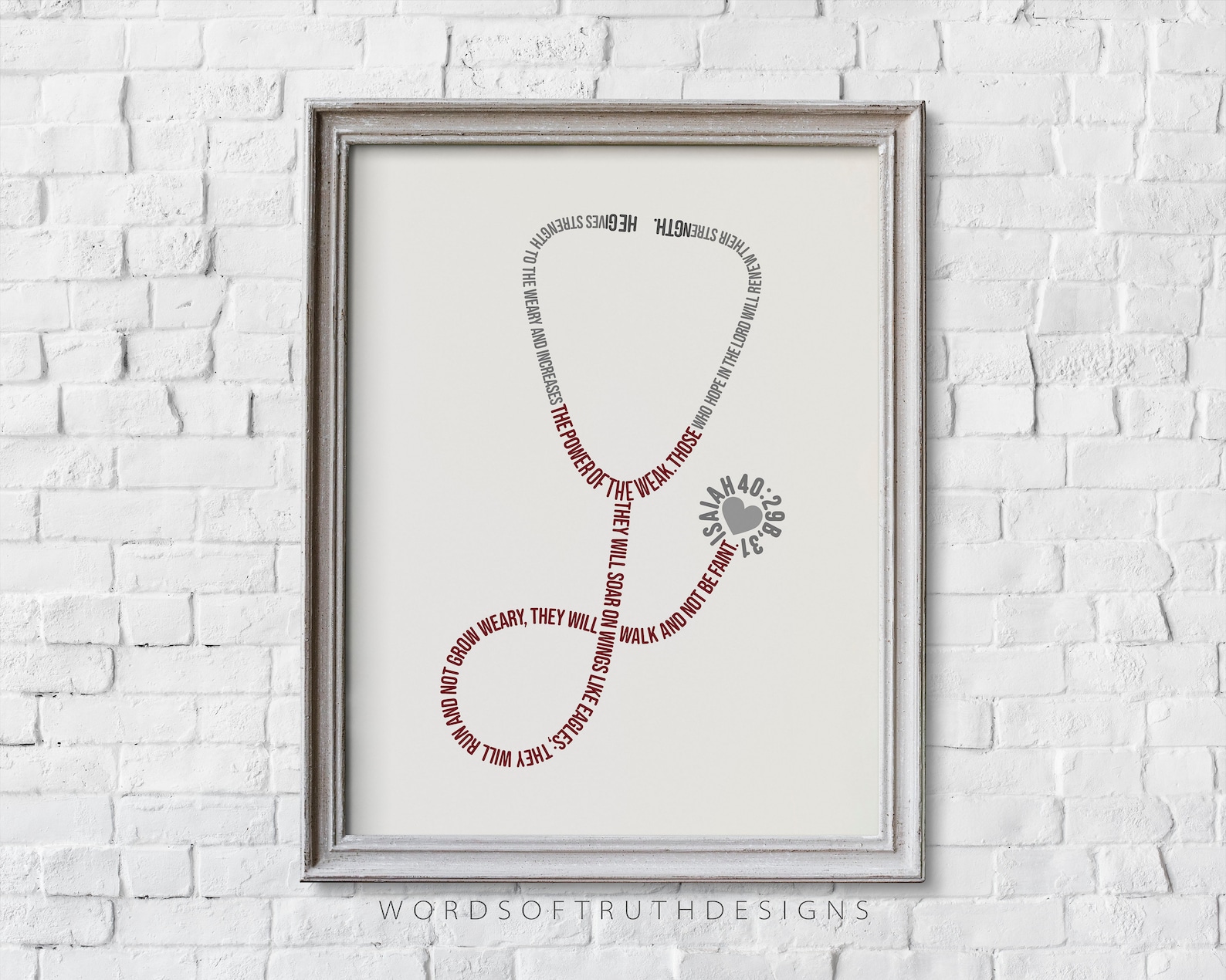 Nurse Preceptor Gift Healthcare Stethoscope Scripture Word - Etsy