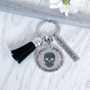 Mortician Gift Keychain Key Chain Autopsy Morticianlife - Forensic ...