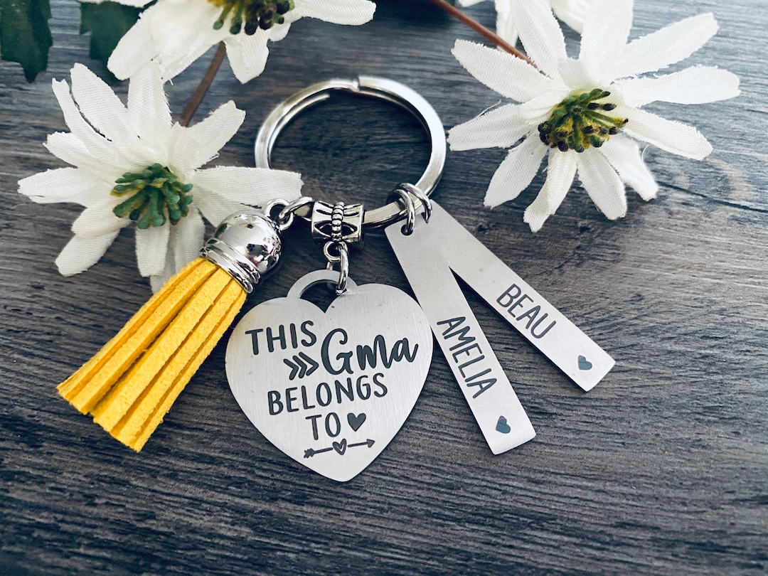 Gma Gift • THIS GMA BELONGS to Keychain • Favorite Gma Gift • Best Gma ...