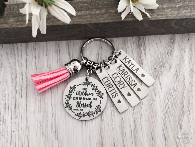 Proverbs 31 Gift Keychain Key Chain Wife Gift Mom Gift - Etsy