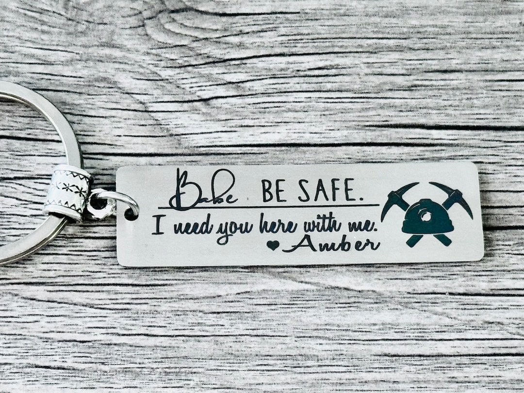 COAL MINER Gift • Mining Gift • Keychain • Deployment Gift • Prayer ...