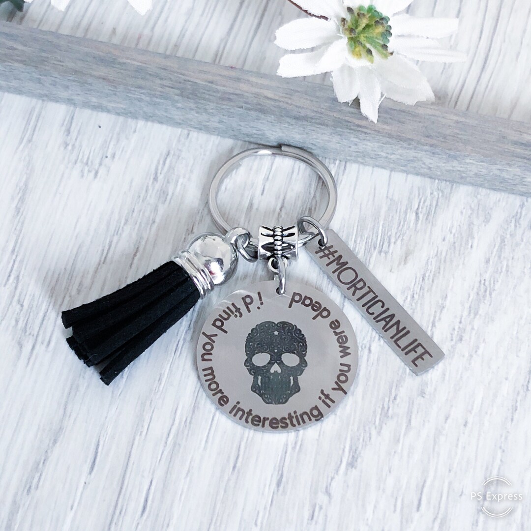 Mortician Gift Keychain Key Chain Autopsy Morticianlife - Forensic ...