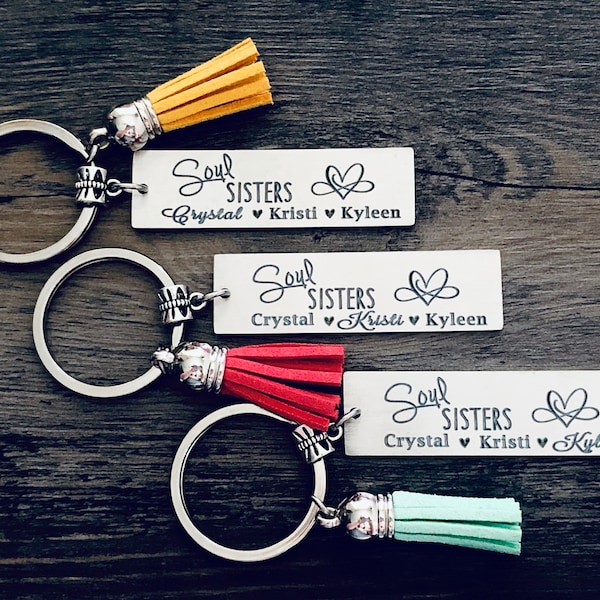 Best Friend Keychain - Etsy