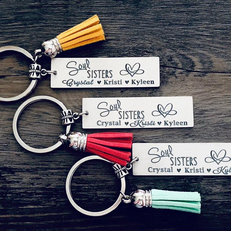 Best Friend Keychain - Etsy