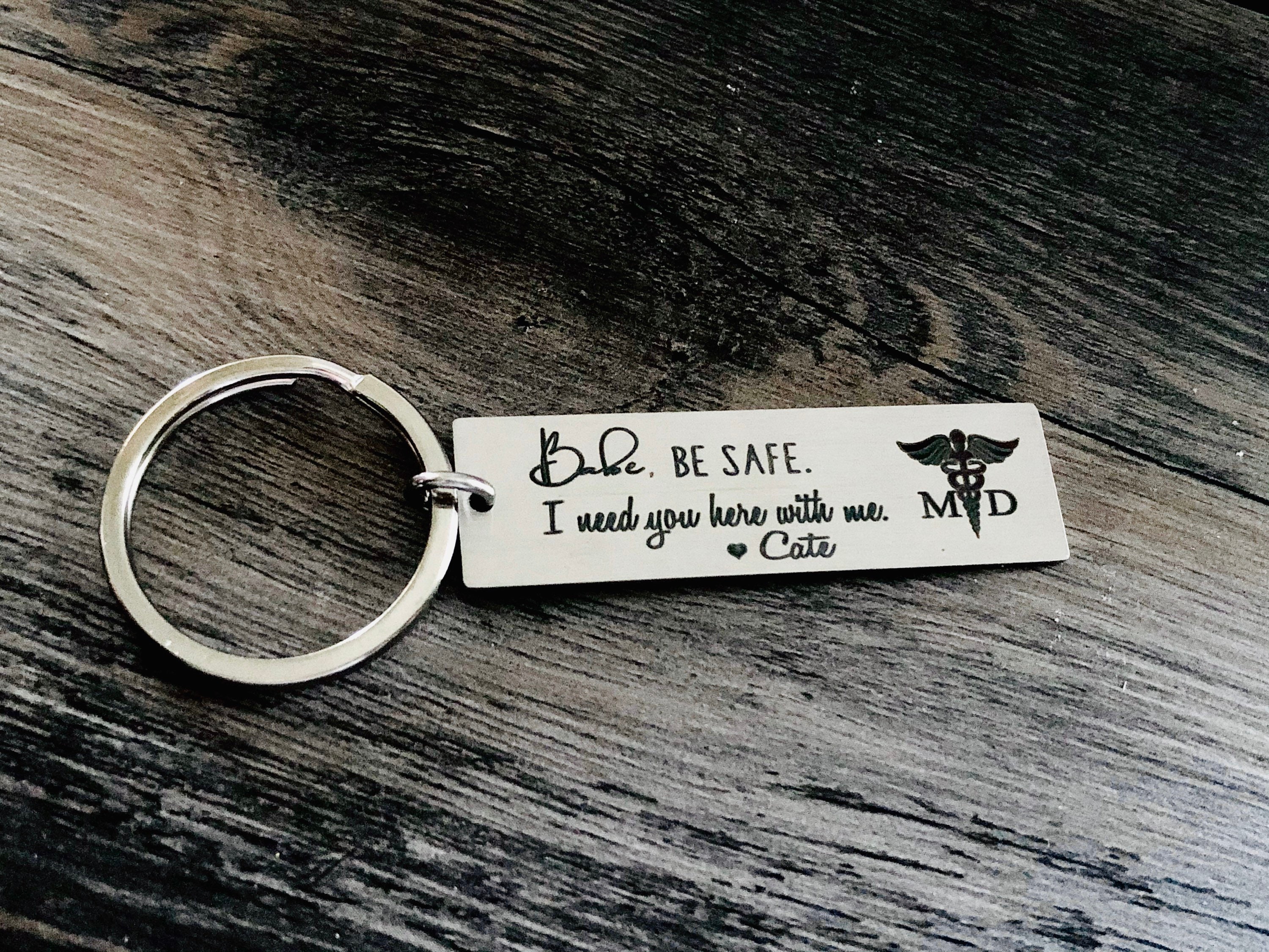 DOCTOR MD GIFT Doctor Keychain Doctor Husband Prayer | Etsy