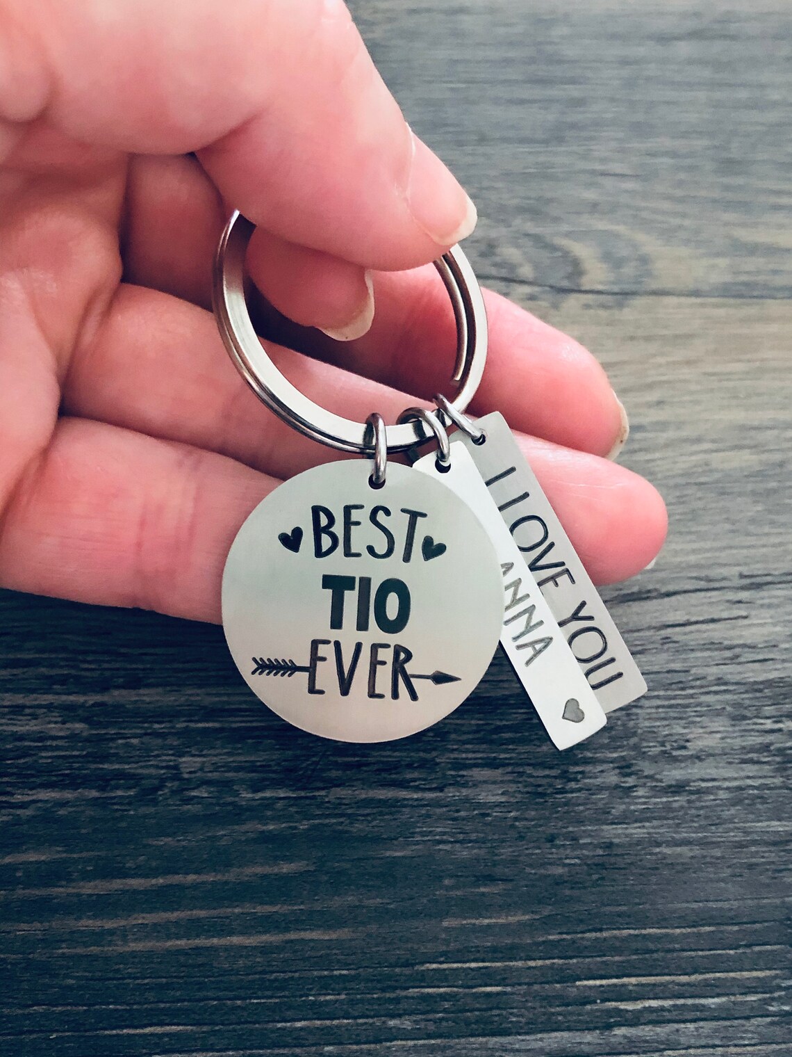 Tio Gift Keychain Key Chain BEST TIO EVER 1 Tio Tio - Etsy