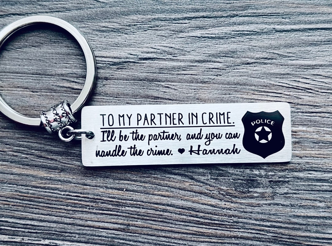Police Officer Gift • PARTNER IN CRIME Gift • New Police Officer ...