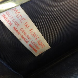 Vintage 70s Long Wallet /checkbook Credit Card Holder NOS Navy Blue ...