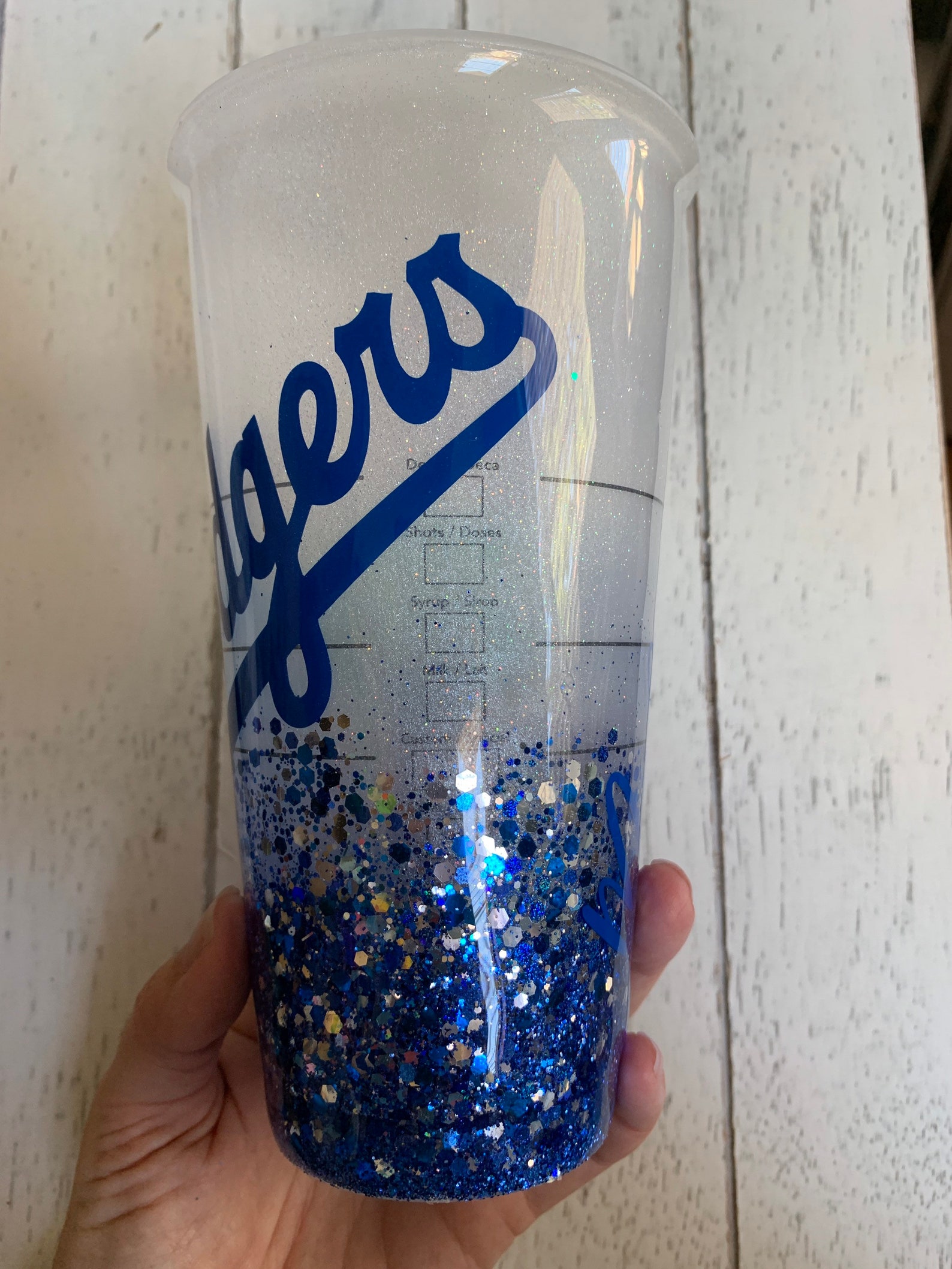 Dodger Glitter Cup Dodgers Tumbler Dodgers Glitter Tumbler | Etsy