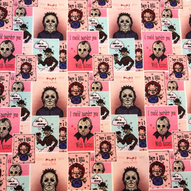 Lycra Valentines Fabric - Etsy