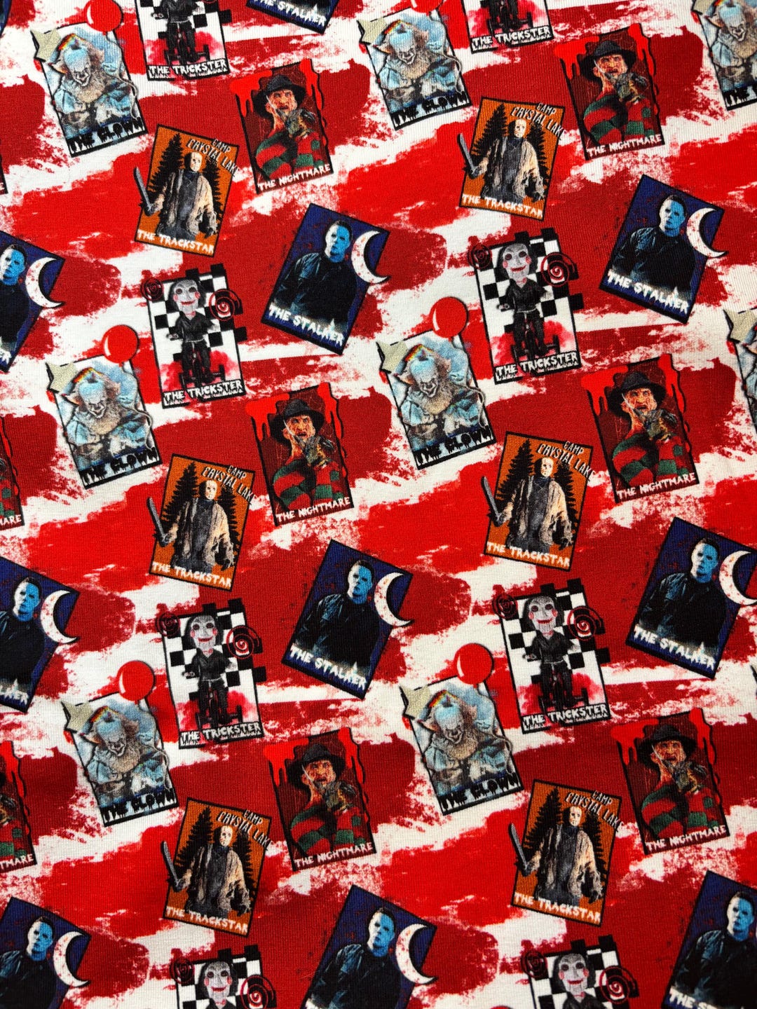 Horror Movie Characters, Fabric for Crafts, Fabric for Sewing, Cotton ...