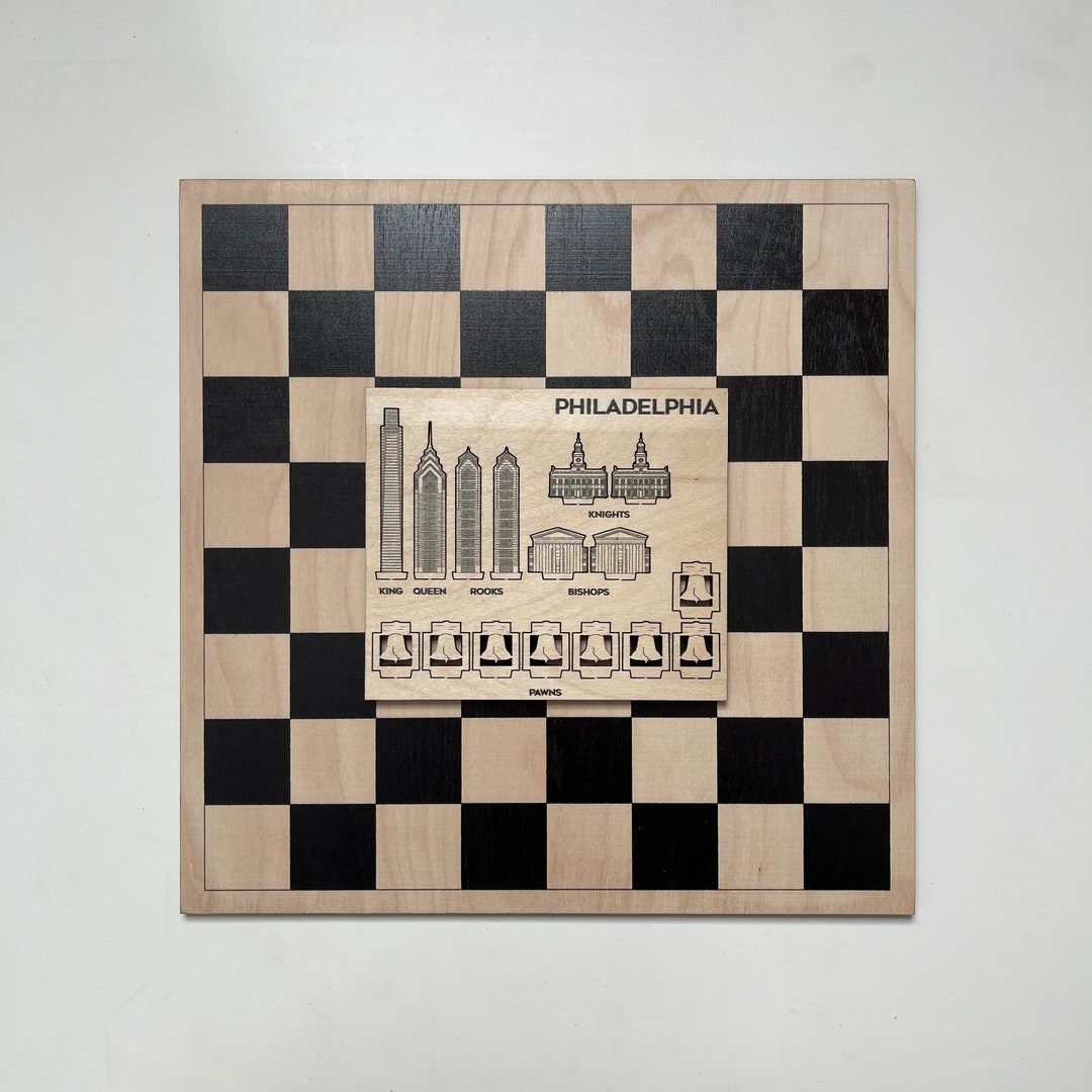 City Vs. City Chess Set - Philadelphia, PA - Etsy
