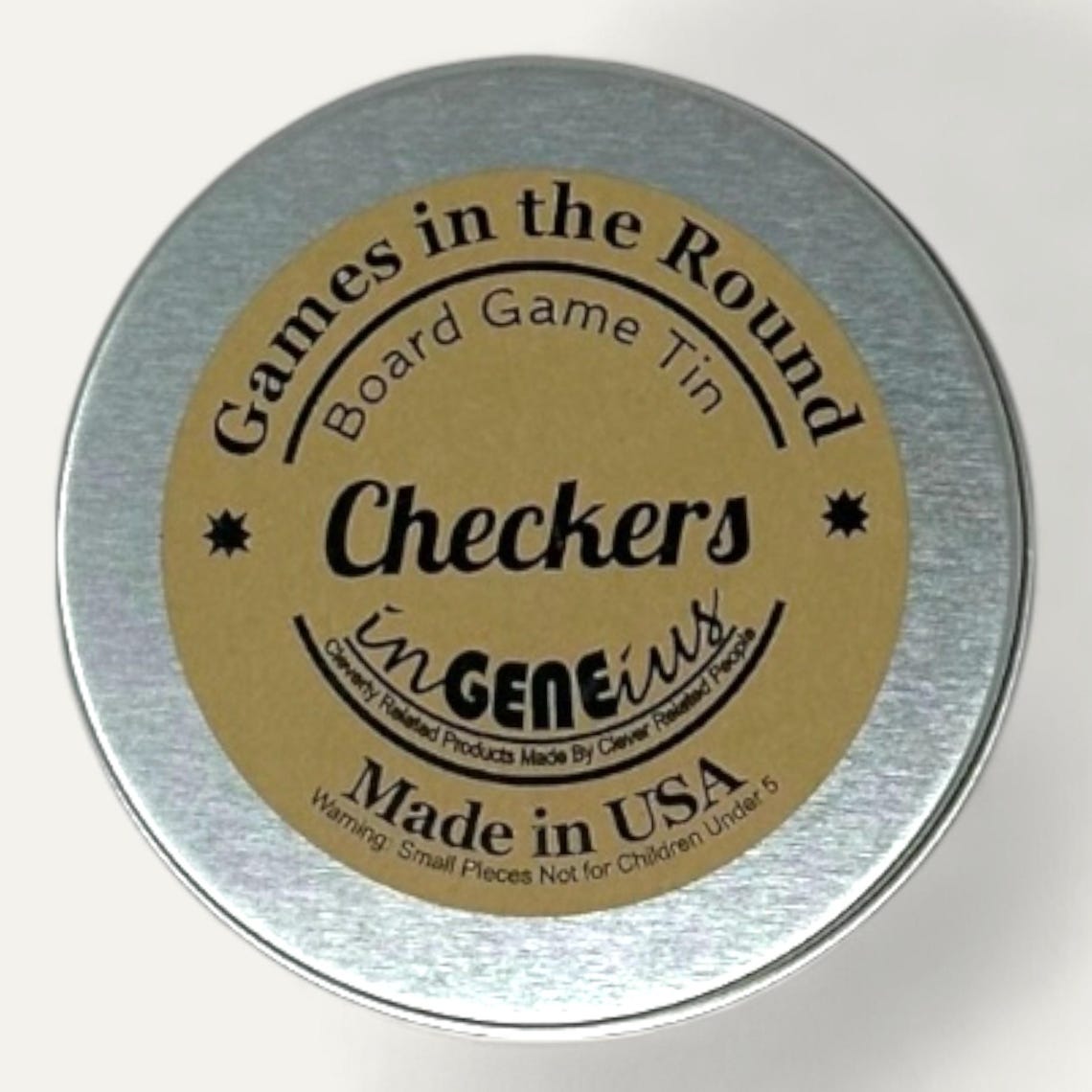 Games in the Round - Checkers - Etsy