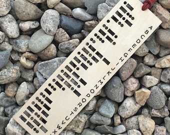 Morse Code Bookmark - Etsy