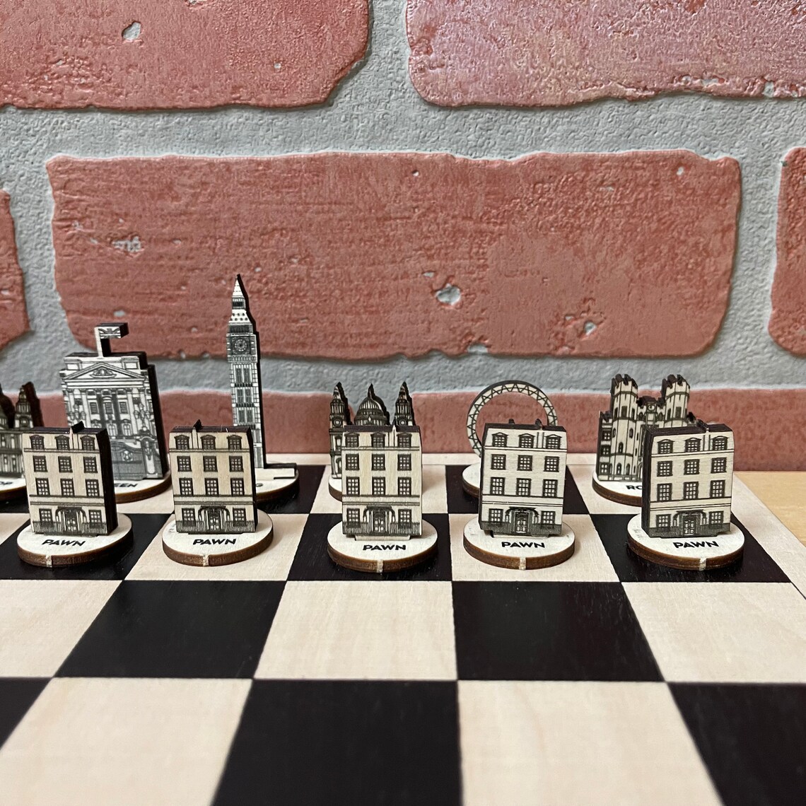 City Vs. City Chess Set London UK | Etsy