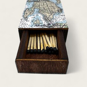 Wooden Keepsake Matchbox With Matches - Custom - Etsy