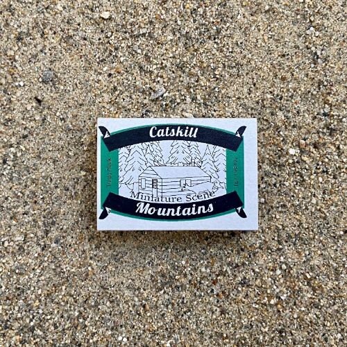 Log Cabin Miniature Matchbox Scene - Etsy