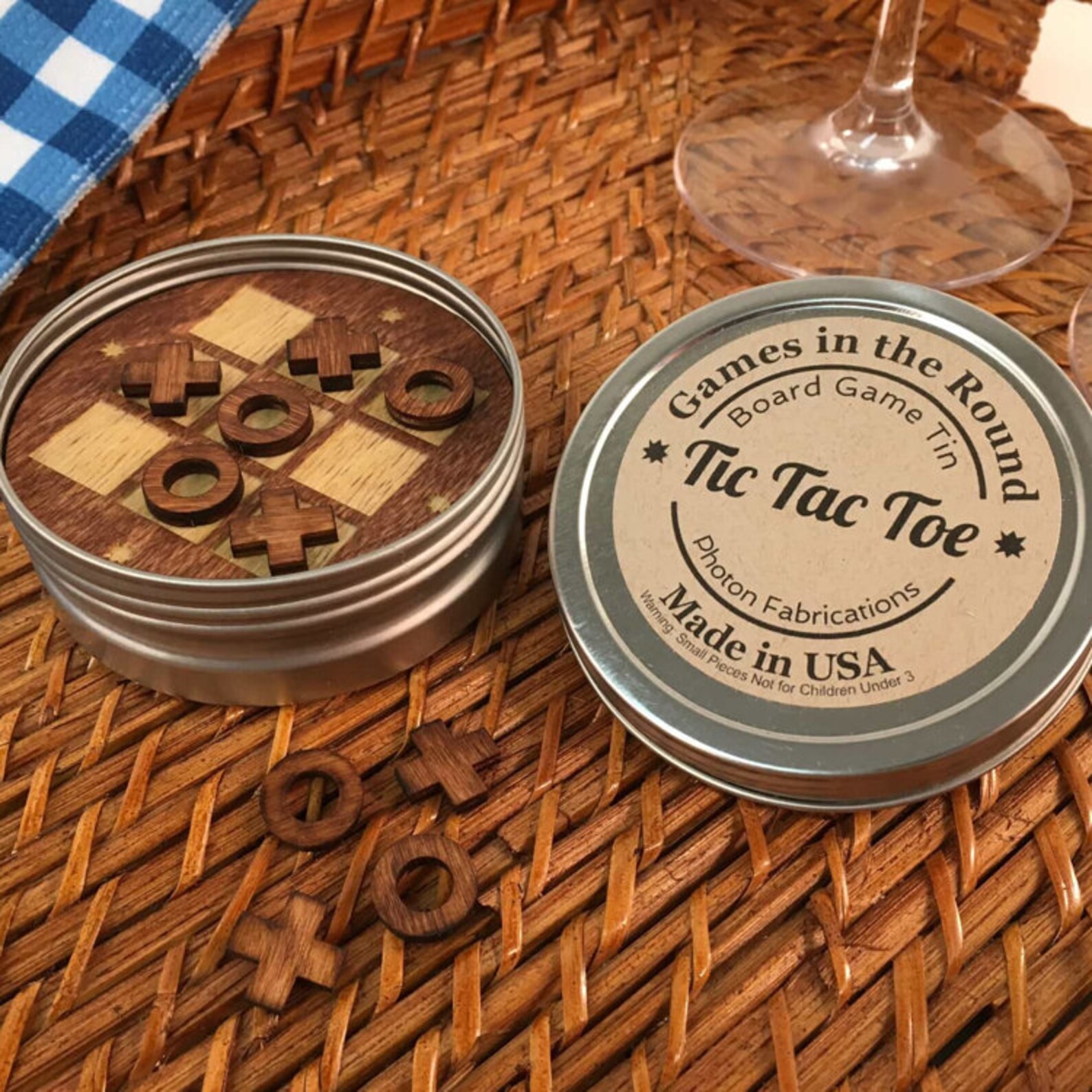 Games in the Round Tic Tac Toe - Etsy