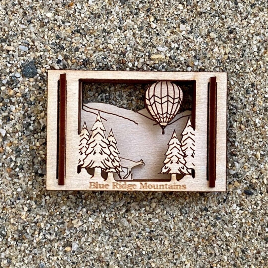 Blue Ridge Mountains - Miniature Matchbox Scene - Etsy