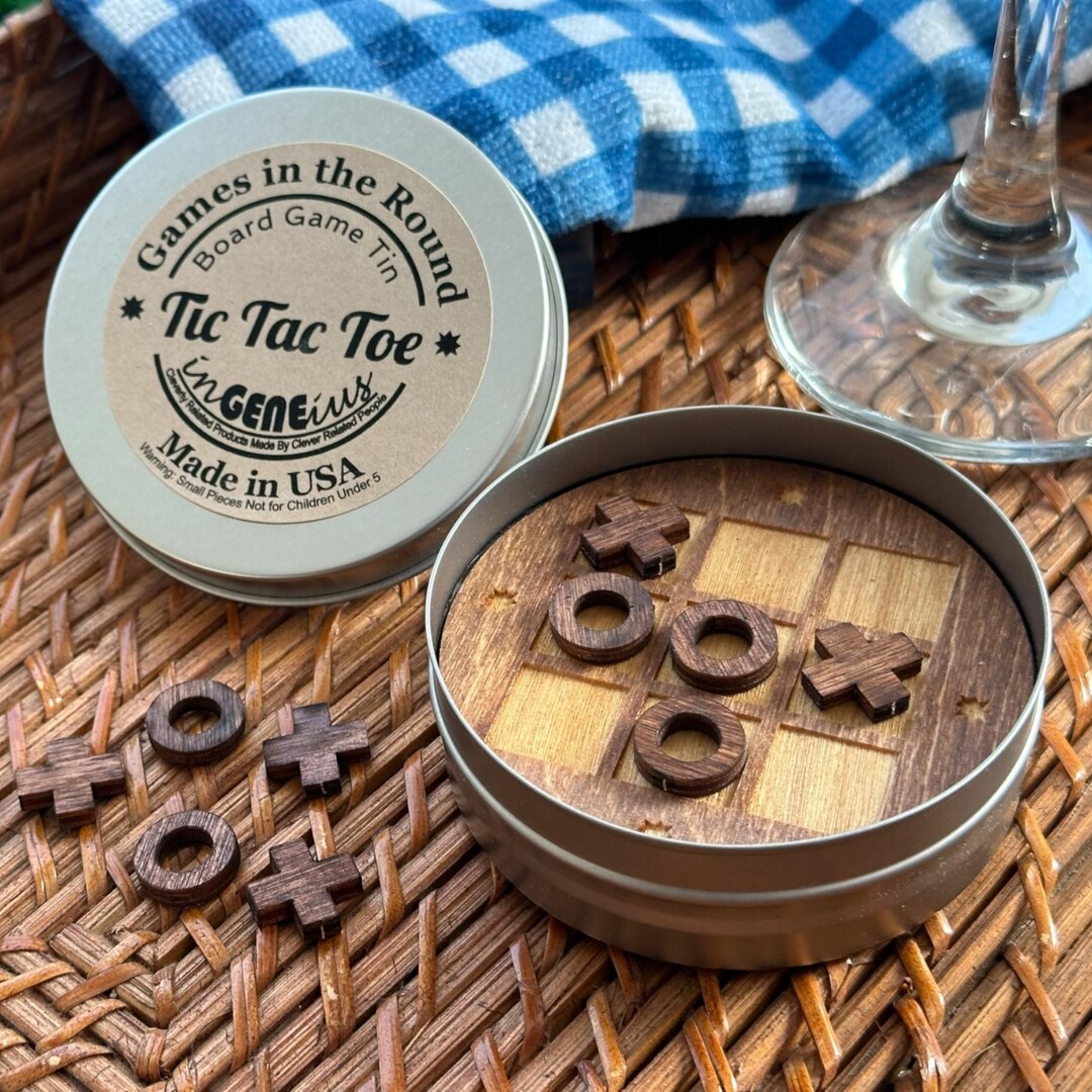 Games in the Round - Tic Tac Toe - Etsy