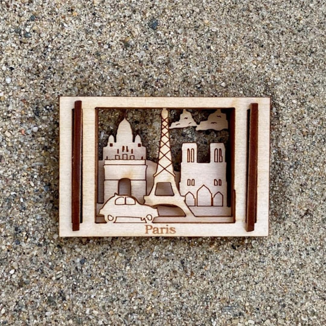Paris - Miniature Matchbox Scene - Etsy