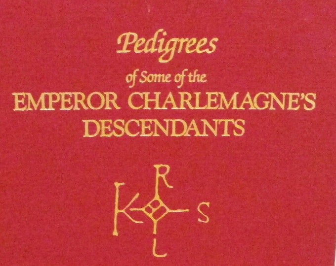 EMPEROR CHARLEMAGNES DESCENDANTS, Vol I - Etsy