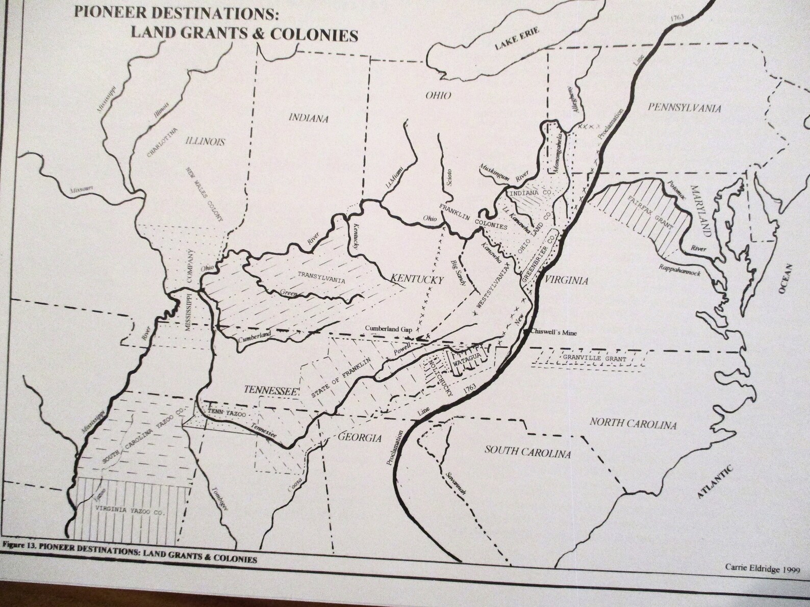 An Atlas of SOUTHERN TRAILS to the MISSISSIPPI - Etsy