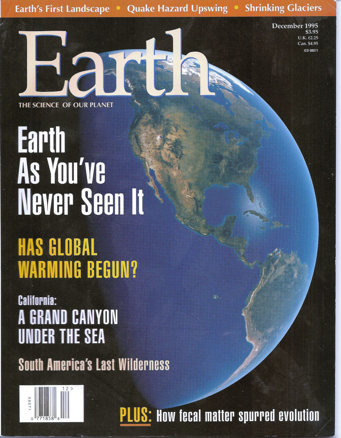 EARTH Magazine, December 1995 - Etsy Hong Kong