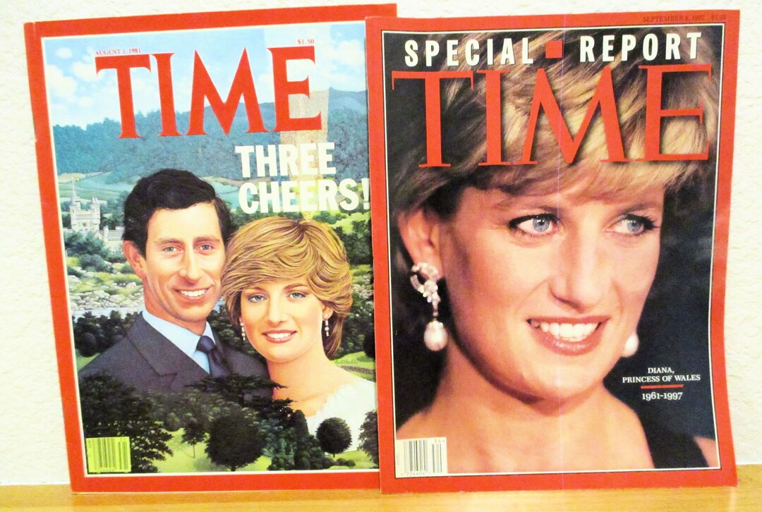 PRINCE CHARLES and Princess DIANA, Vintage Time Magazines Aug 3, 1981 ...