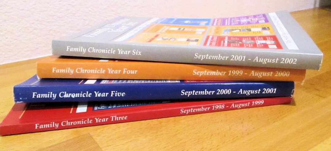 FAMILY CHRONICLE MAGAZINE, Bound Copies, Lot of 4 Years - Etsy