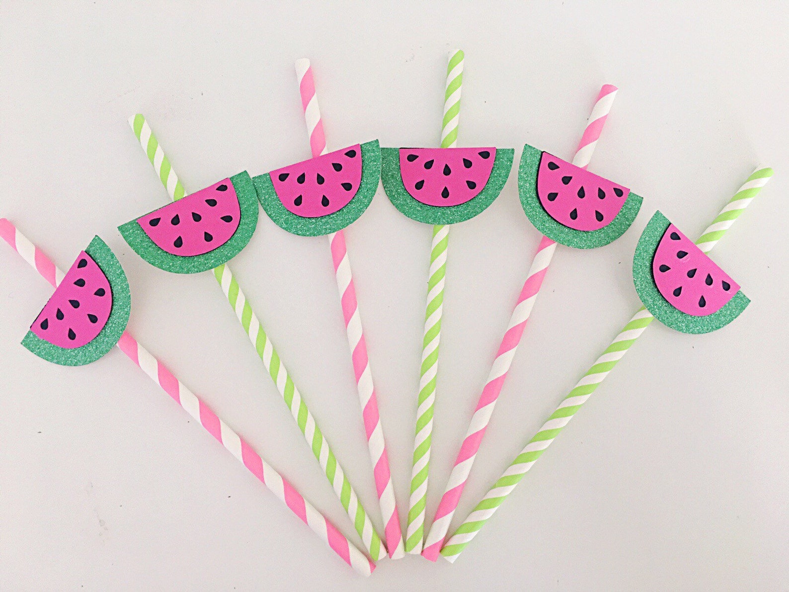 Watermelon Party Straws, Summer Bbq, Tropical Party, Summer Themed ...